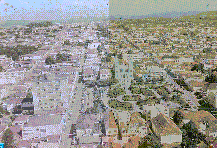 Cidade de Passos - Minas Gerais - Foto aerea